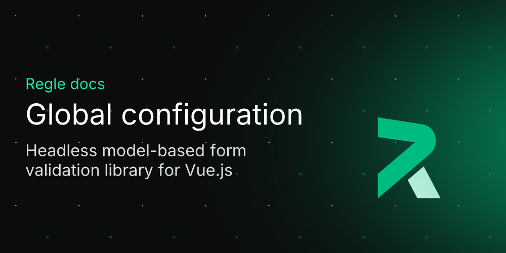 Global configuration | Regle