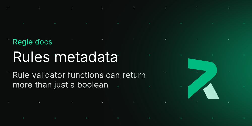 Rules metadata | Regle