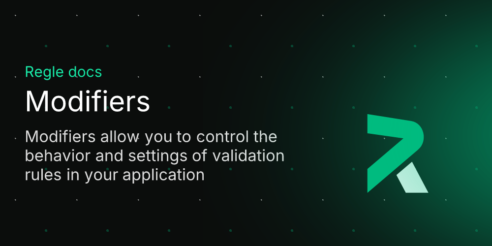 Modifiers | Regle