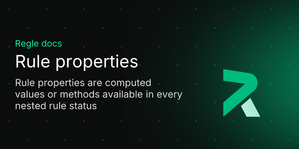 Rule properties | Regle